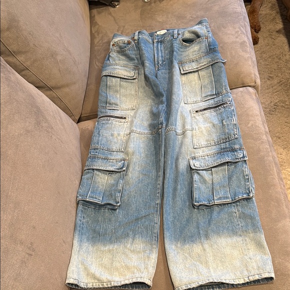 Alice + Olivia | Jeans | Alice Olivia Light Blue Wide Leg Jeans | Poshmark
